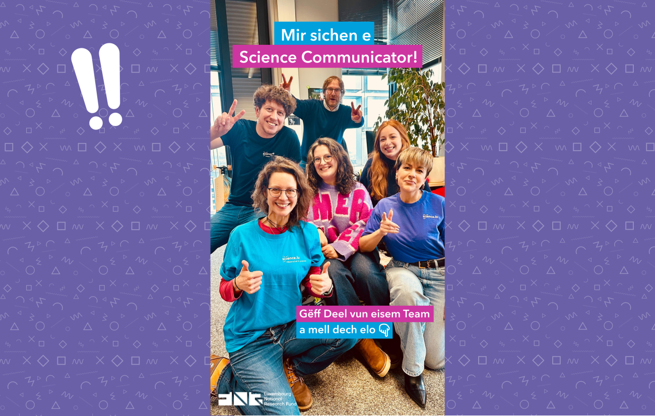 Wir suchen Verstärkung für unser science.lu-Team!