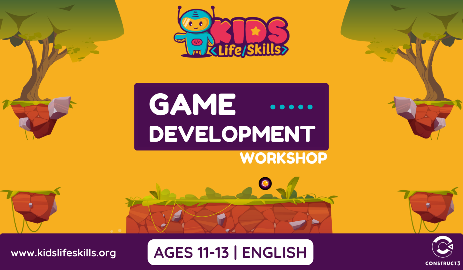 Game Development workshop for ages 11-13