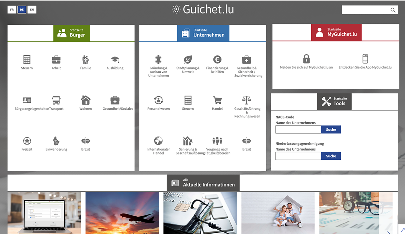 Myguichet.lu & Guichet.lu